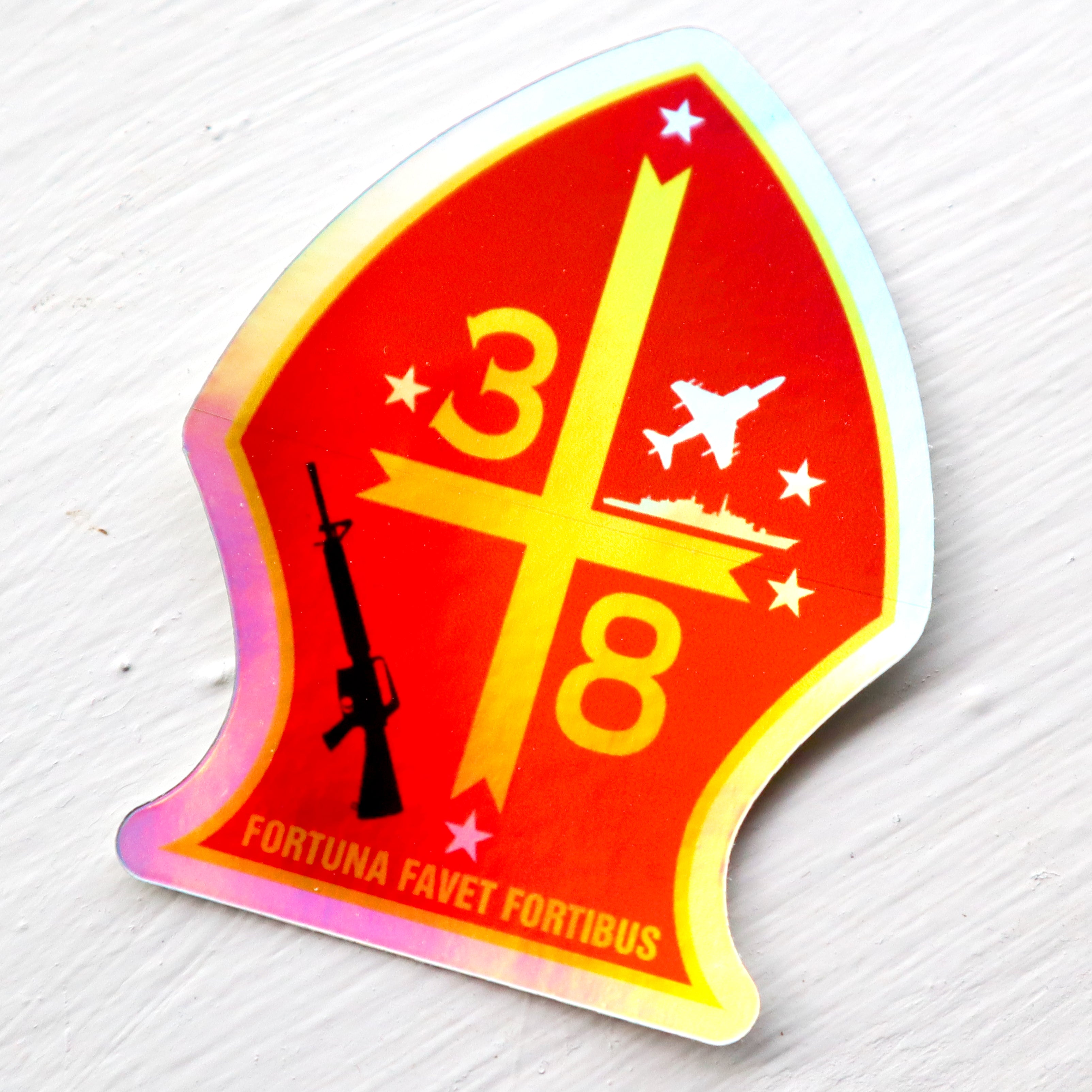 3/8 Unit Holographic Sticker – Opsec Gear