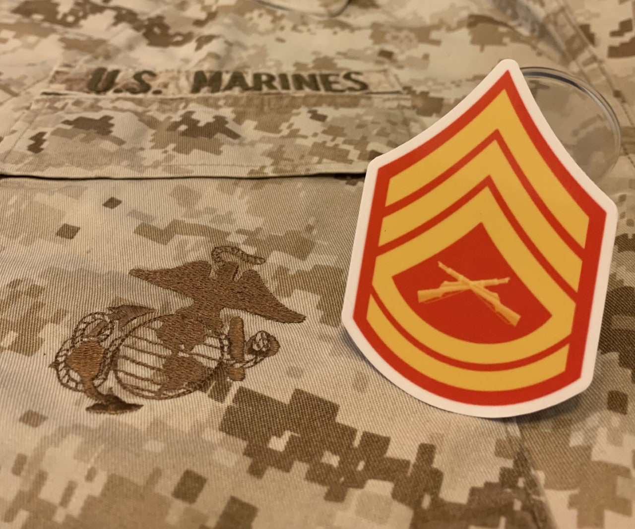 Gunnery Sergeant of Marines Stickers – Opsec Gear